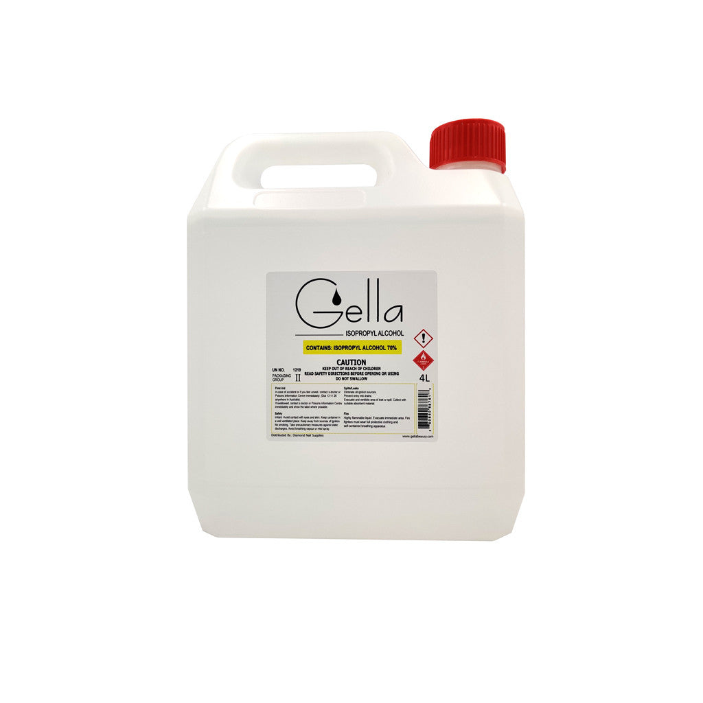 Buy Gella 70% Isopropyl Alcohol IPA 4L | Diamond Nail Supplies – DNS ...